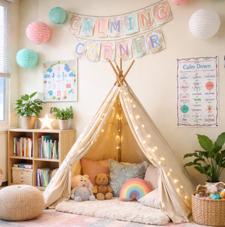 5 Calming Corner Ideas That Actually Work – Jump Ahead Pediatrics
