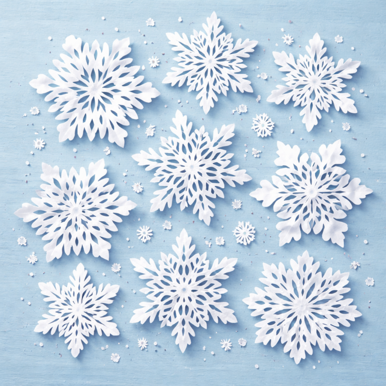 Winter Snowflake Craft Activity - Jump Ahead Pediatrics